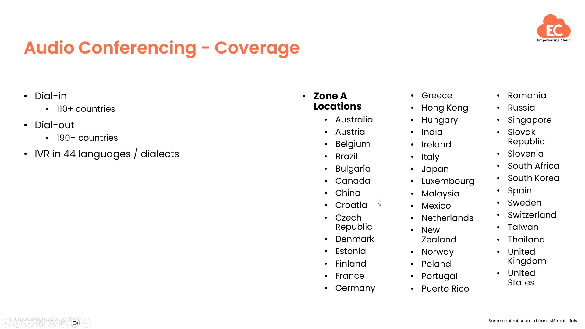 Microsoft Teams Audio Conferencing Overview
