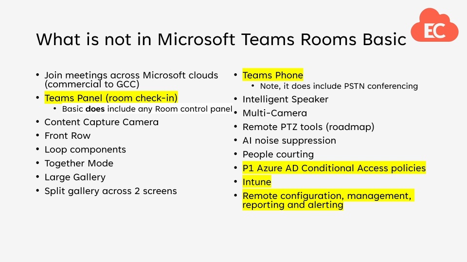 Microsoft Teams Rooms Basic and Microsoft Teams Rooms Pro Licensing