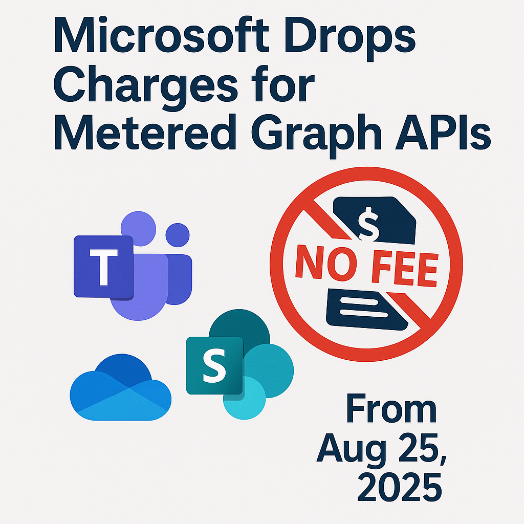 Microsoft Ends Charges for Select Teams Metered Graph APIs