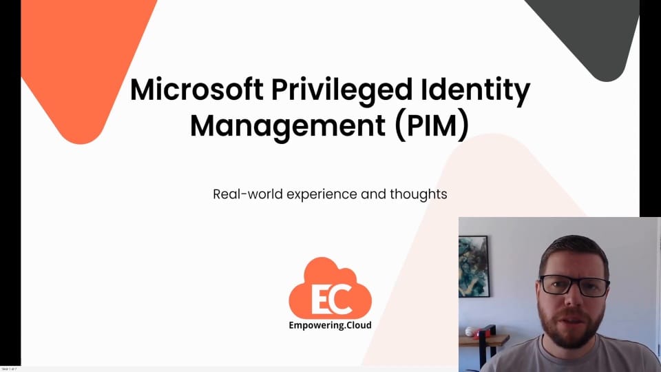 What is Microsoft Privileged Identity Management (PIM)
