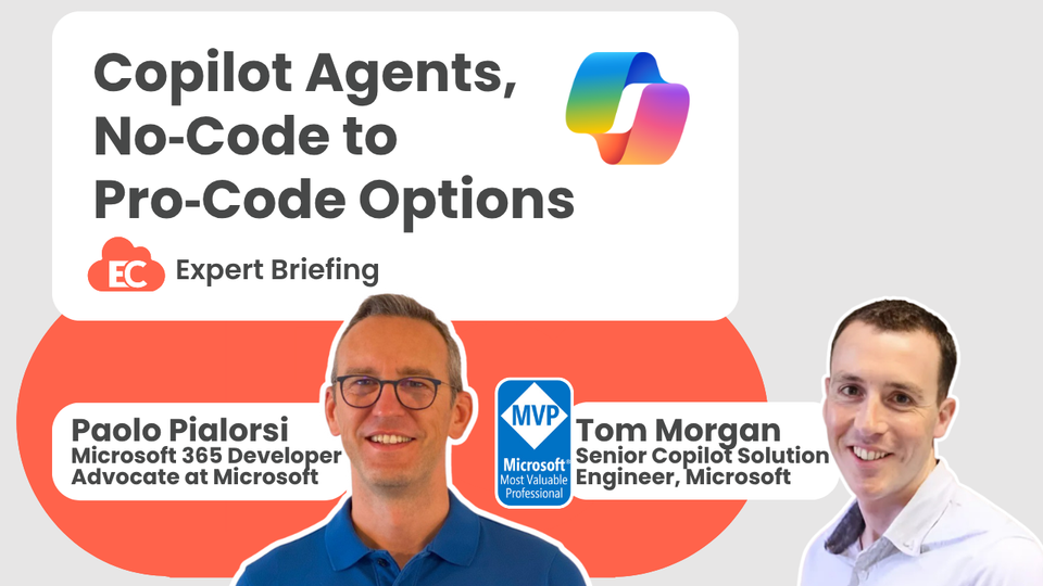 Copilot Agents, No-Code to Pro-Code Options - Paolo Pialorsi, Senior Developer Advocate at Microsoft